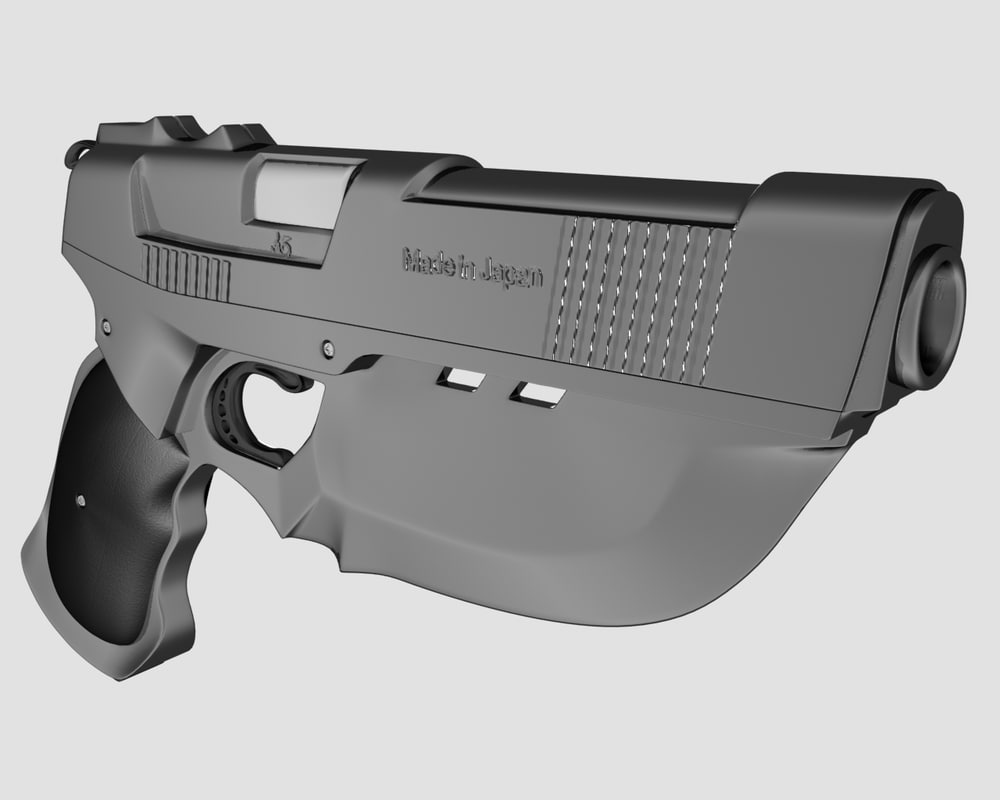 3ds max future handgun bladed